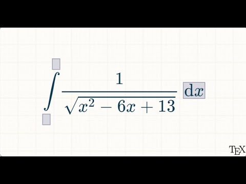 Integral con raíz en el denominador, cómo se resuelve? - YouTube