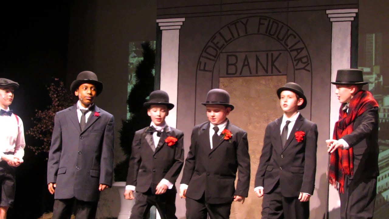 Brendan in Mary Poppins bank scene - YouTube