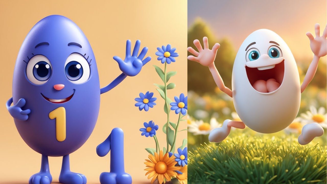 🎵 Numbers Song | Learn to count from 0 to 10 with Surprise Eggs! 🎶 ...