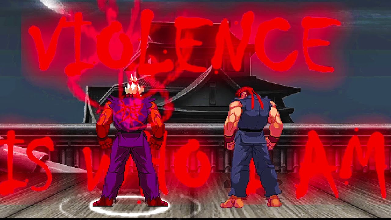 SHIN AKUMA vs EVIL RYU Ultimate HYPER LEVEL INSANE EPIC FIGHT! - YouTube