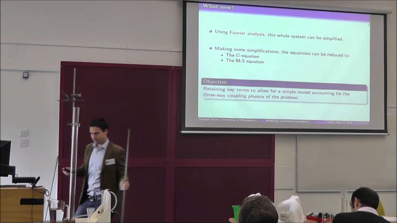 Dr Raphael Assier A combustion instability model accounting for dynamic ...
