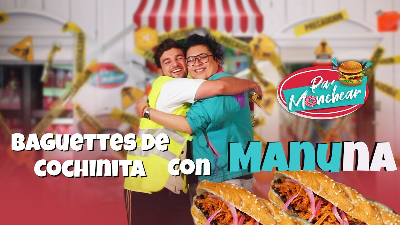 BAGUETTE DE COCHINITA CON MANUNA //ENTREVISTA MANUNA - YouTube