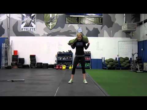Sandbag Back Squat - YouTube