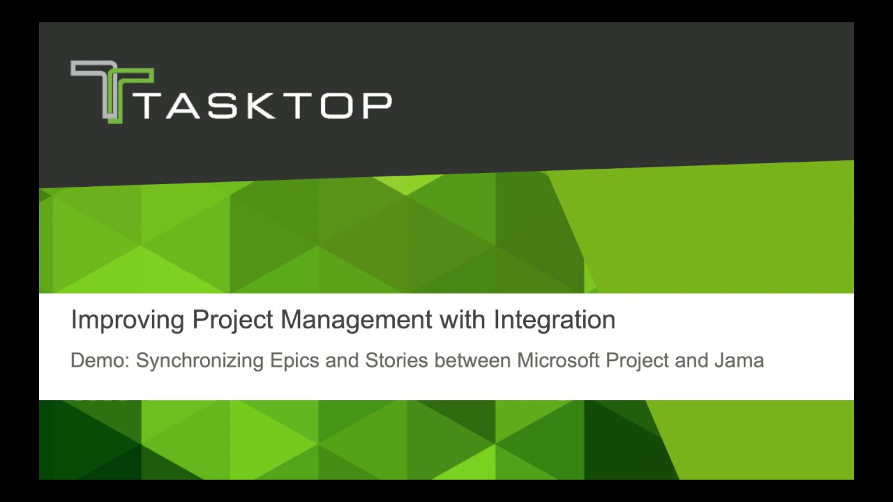 Tasktop Integration Hub - Microsoft Project Server and Jama Connect ...