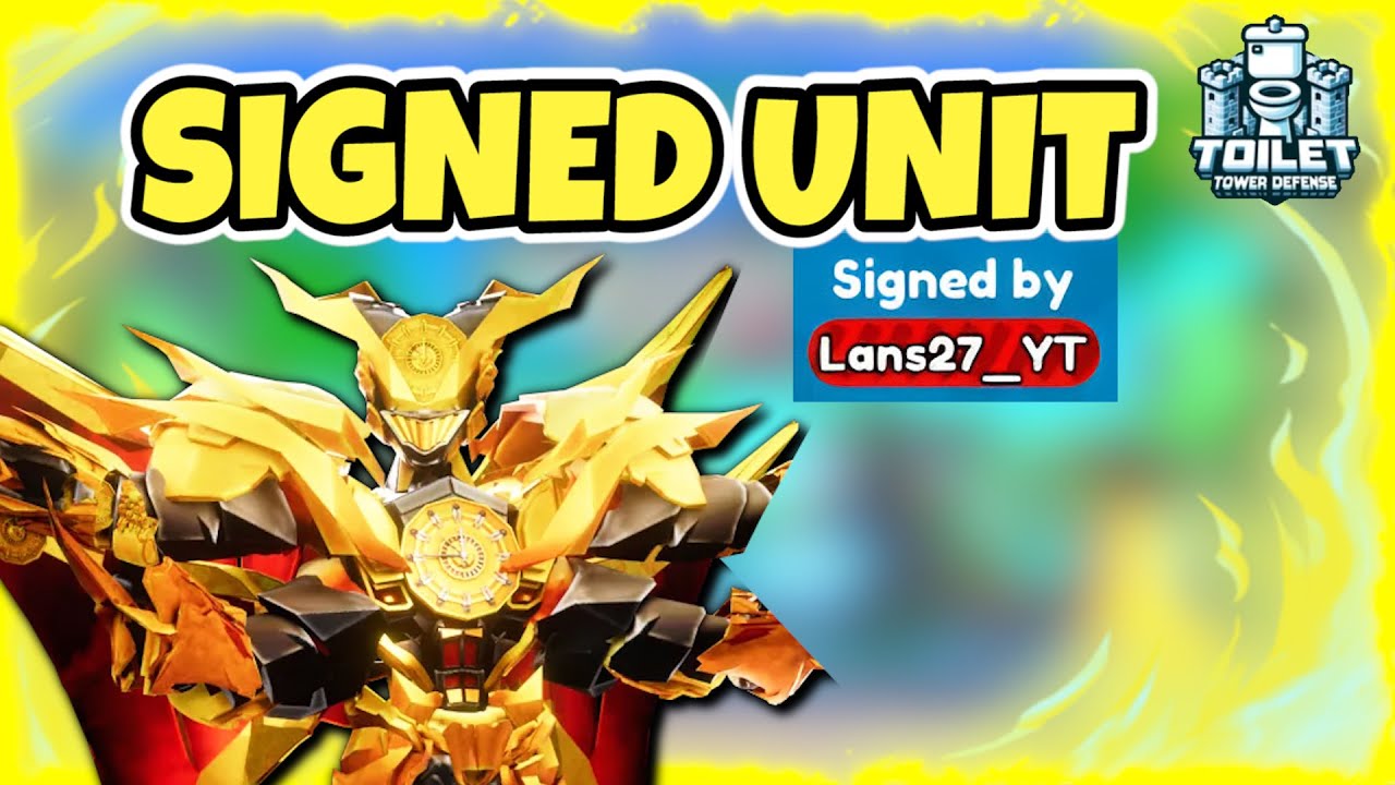 GIVEAWAY & SIGNING UNIT 🔥 | REAL TTD | LIVE Toilet Tower Defense - YouTube