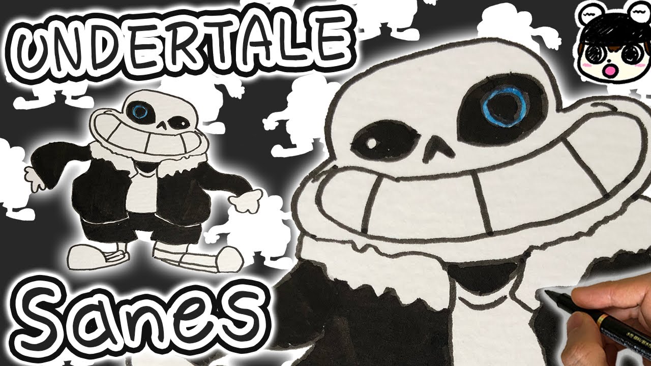【UNDERTALE】How to draw Sanes | step by step - YouTube