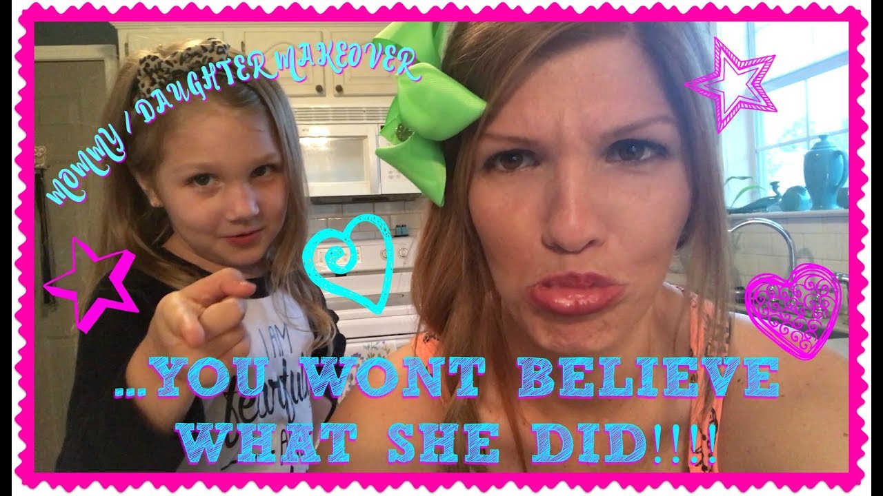 Mommy daughter makeover! Make up tutorial with my 5 year old Daughter ...