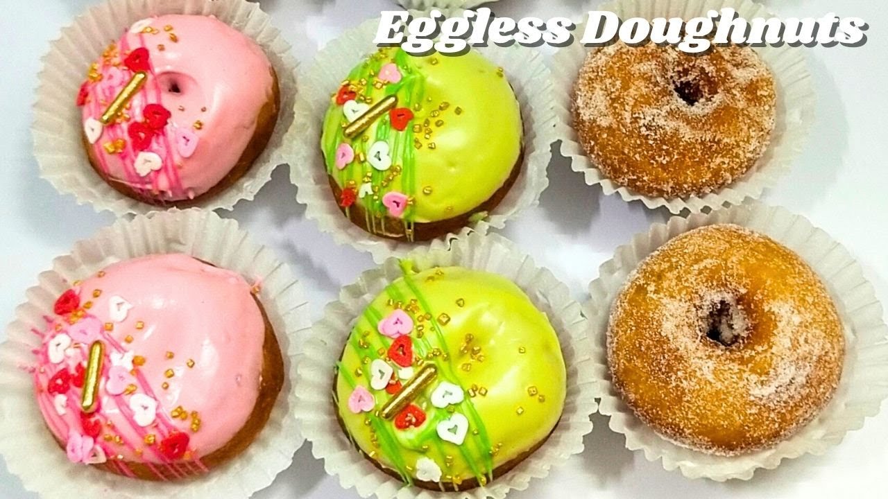 Eggless Doughnut Recipe | The only Recipe for Perfect Doughnuts at Home ...