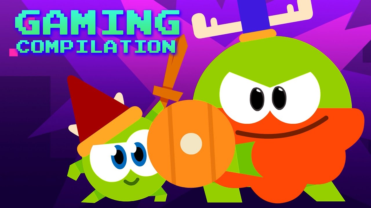 🎮 OM NOM GAMING 🎮 Compilation: CONSOLE , MOBILE and ARCADE ! - YouTube