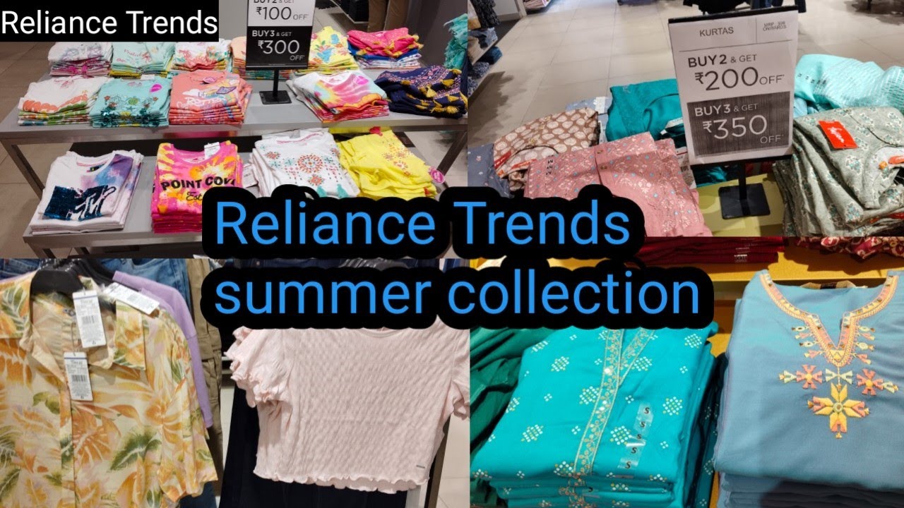 |Reliance trends latest summer collection 2024|Reliance trends offers ...