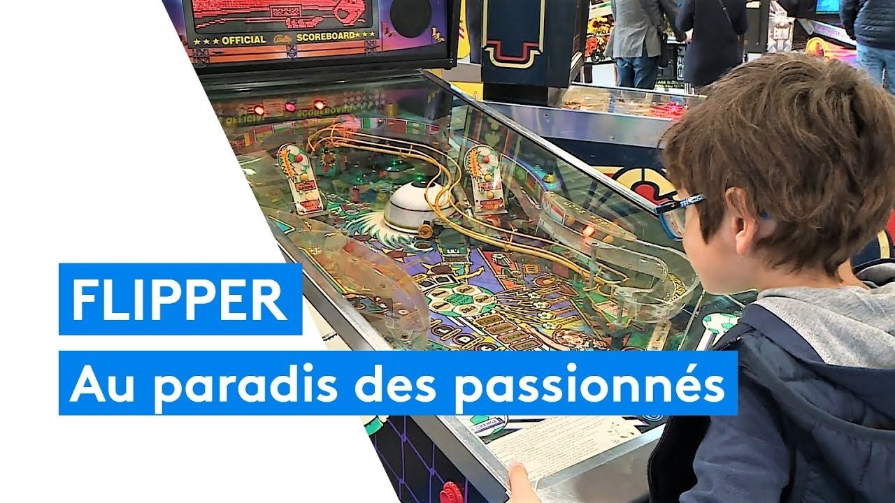 🐬 Quand les nostalgiques du flipper se retrouvent au salon ! - YouTube