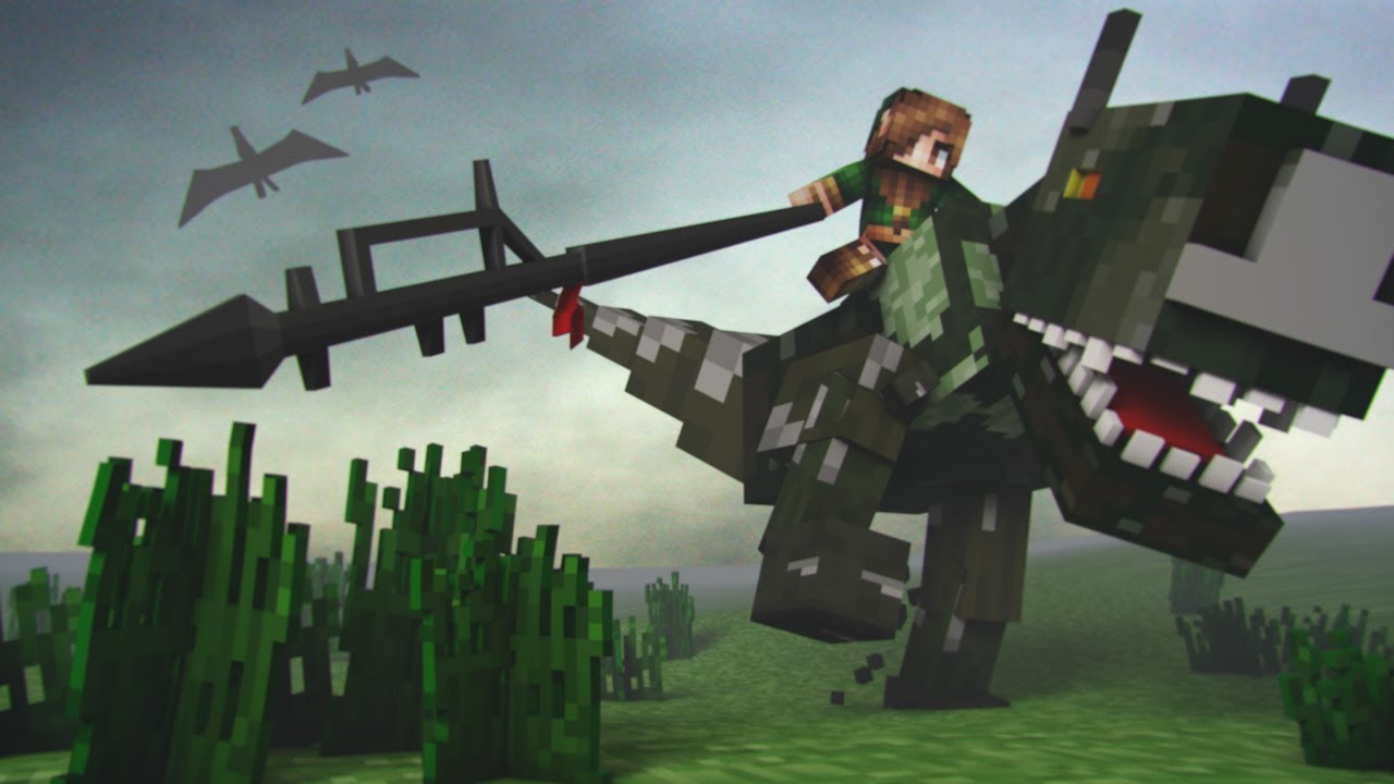 Minecraft | DINOSAURS ARE EVERYWHERE! (Jurassic World Adventure) - YouTube