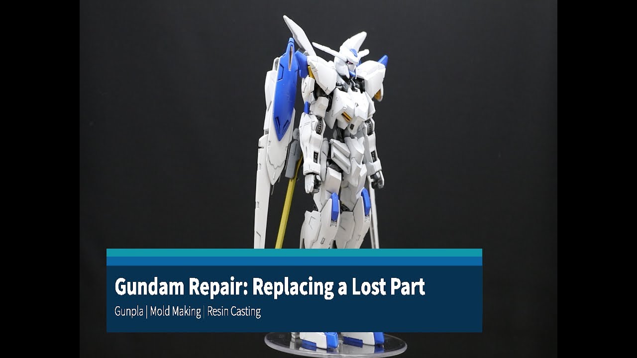 Gundam Repair Replacing a Lost Part Part 1 - YouTube