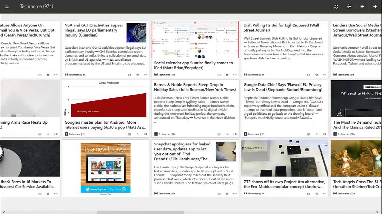 Check out Readiy app for Windows 8.1, is a beautiful and free Feedly client - YouTube