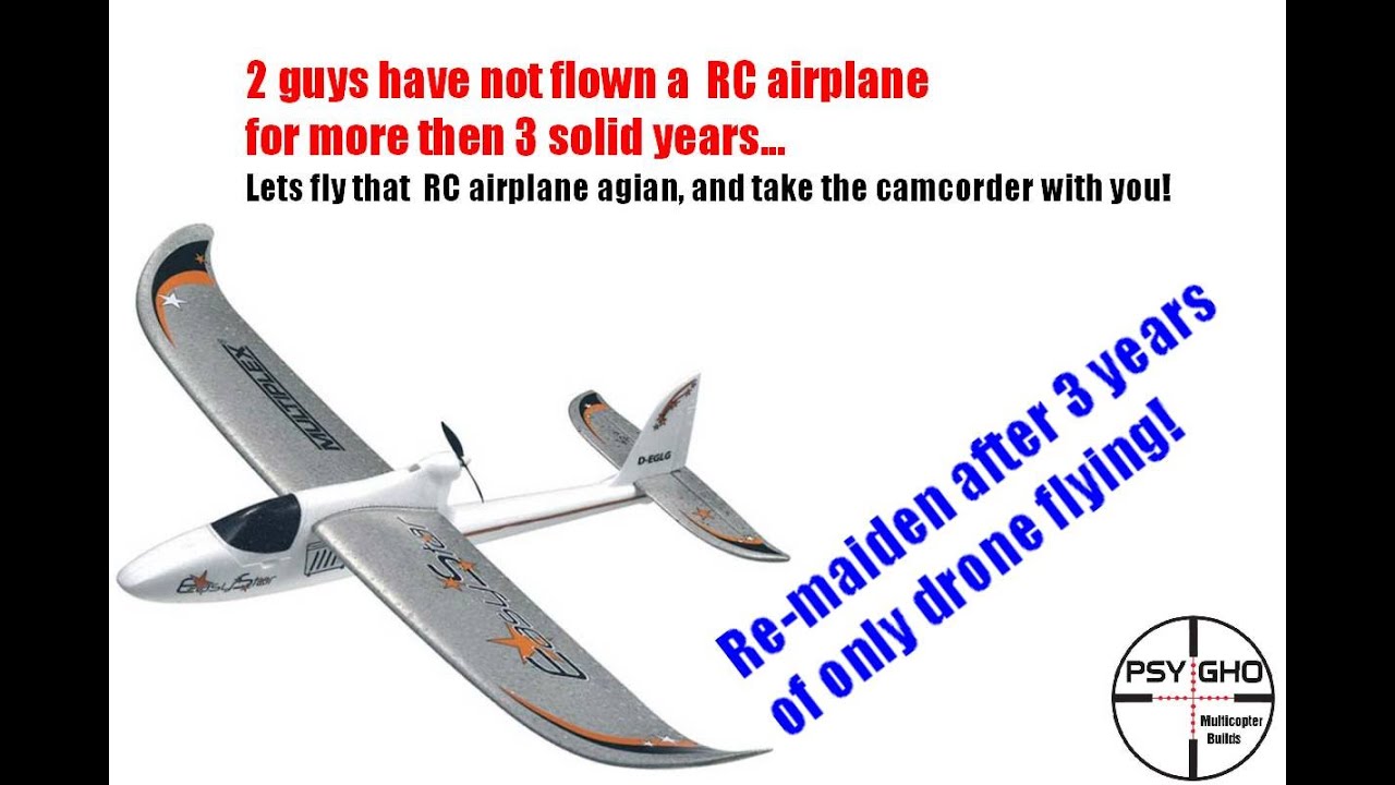 First RC Airplane flight after more then 3 years of only drone flying ...
