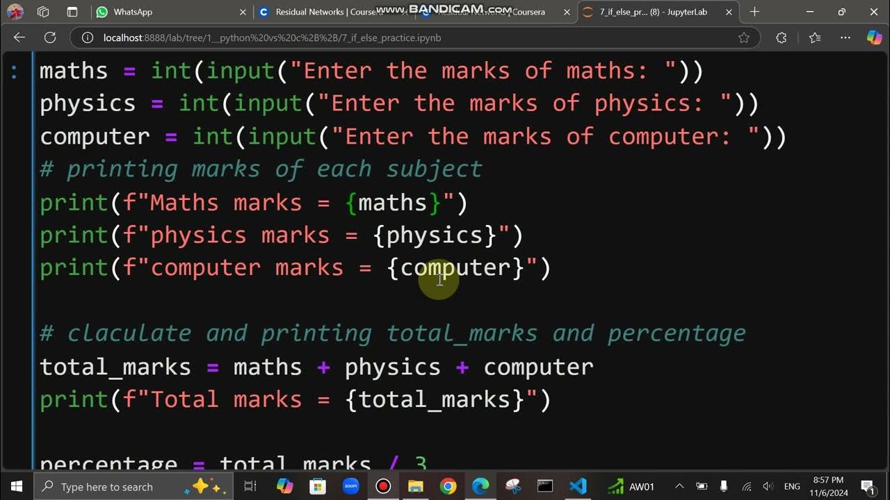 Day 6 - If Elif Else + Practice in Python - YouTube
