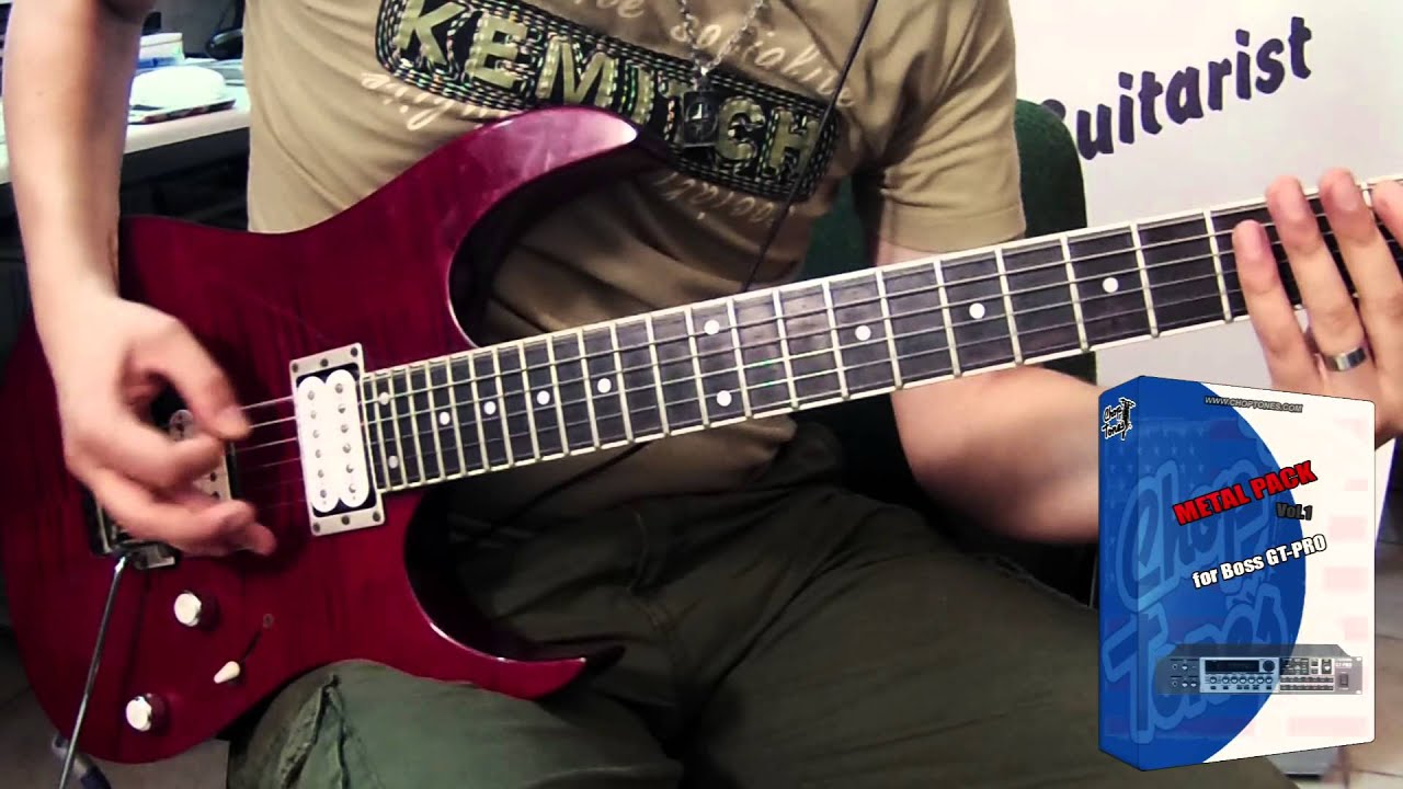 Boss GT-PRO Patches: Metal Pack vol.1 - Patches Playthrough - YouTube