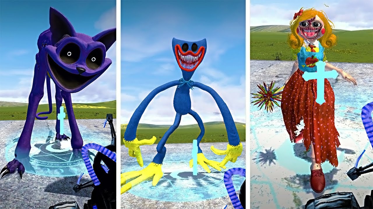 NEW POPPY PLAYTIME CHAPTER 3 FAMILY VS CRUCIFIX in Gmod! - YouTube