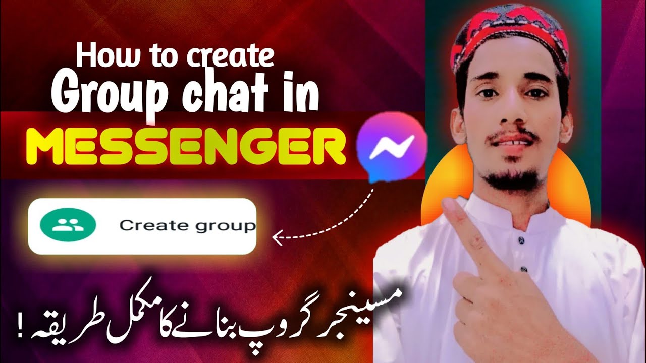 How to create group chat in messenger - YouTube