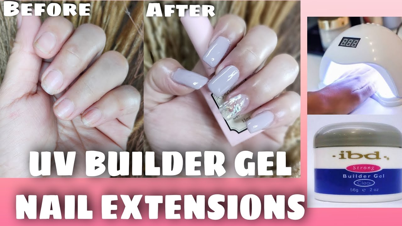 UV BUILDER GEL NAIL EXTENSIONS I IBD Builder Gel I #NailExtensions # ...