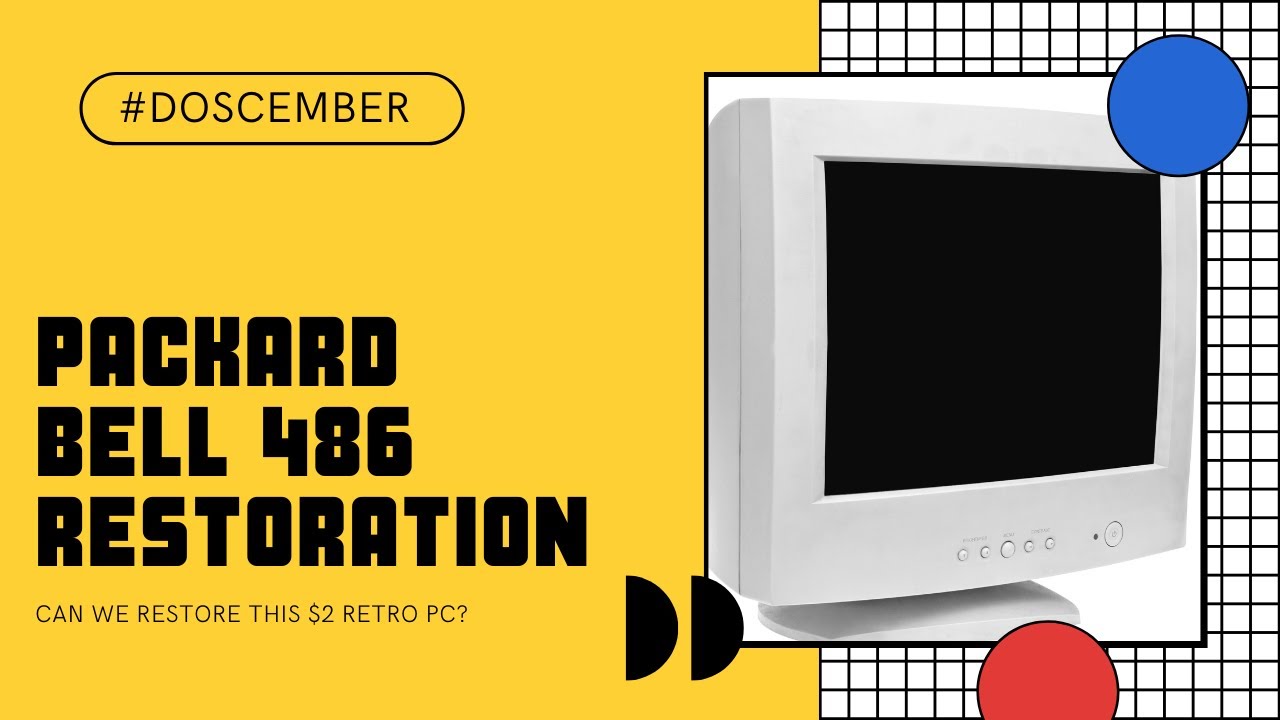 Packard Bell 486 DX2 Restoration! Let's Bring This Retro Time Machine ...