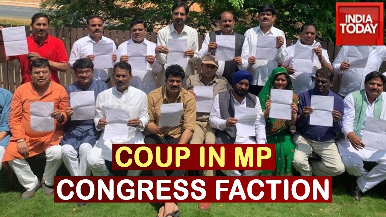 MP Political Crisis: All Attempts Of Congress Fail As Scindia, 19 MLAs ...