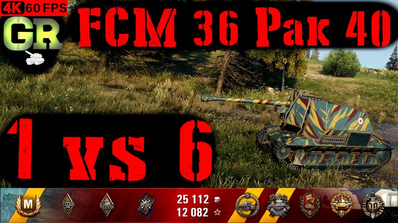 World of Tanks FCM 36 Pak 40 Replay - 9 Kills 1.5K DMG(Patch 1.4.0 ...