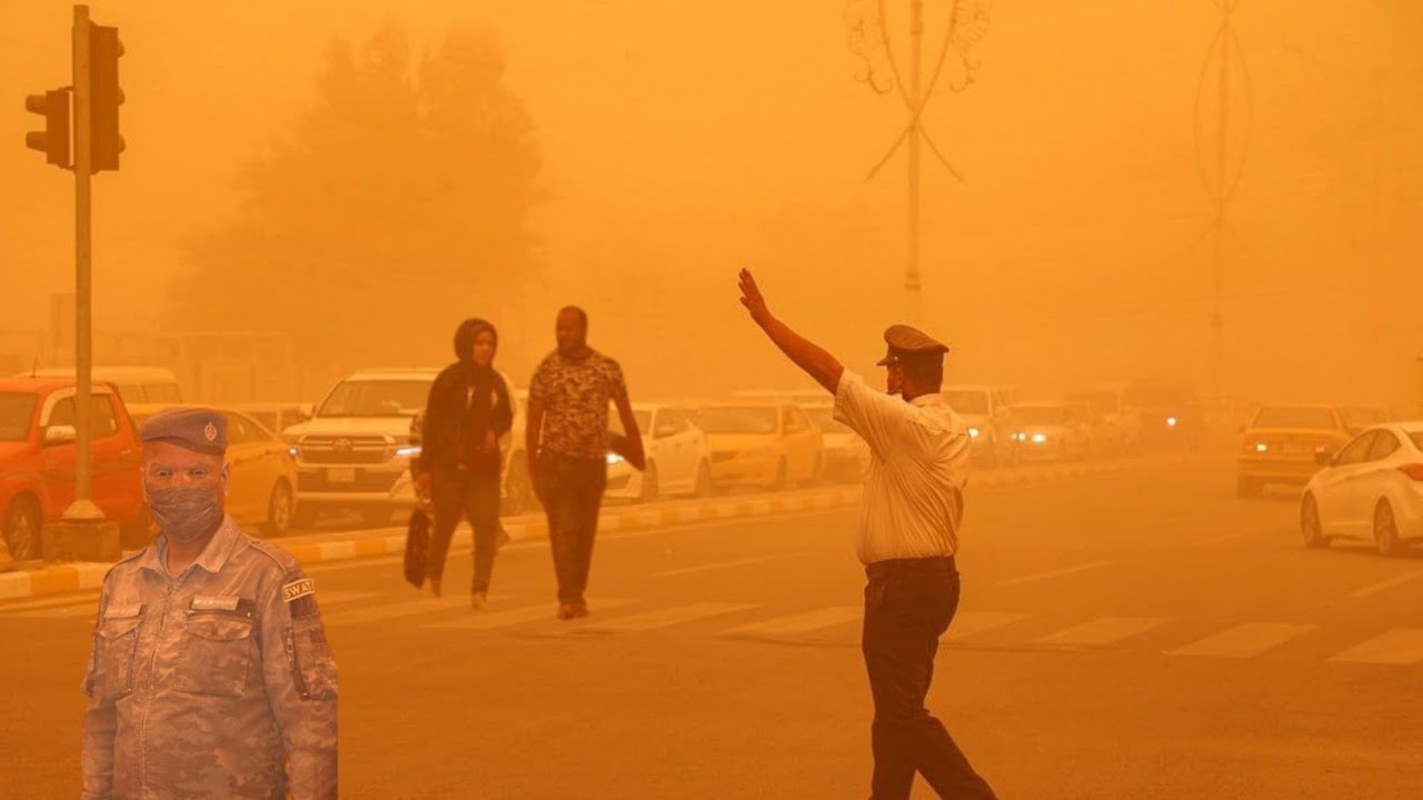 Iraq Sandstorm Today | A Terrible Dust Storm Strike Baghdad Airport Of ...