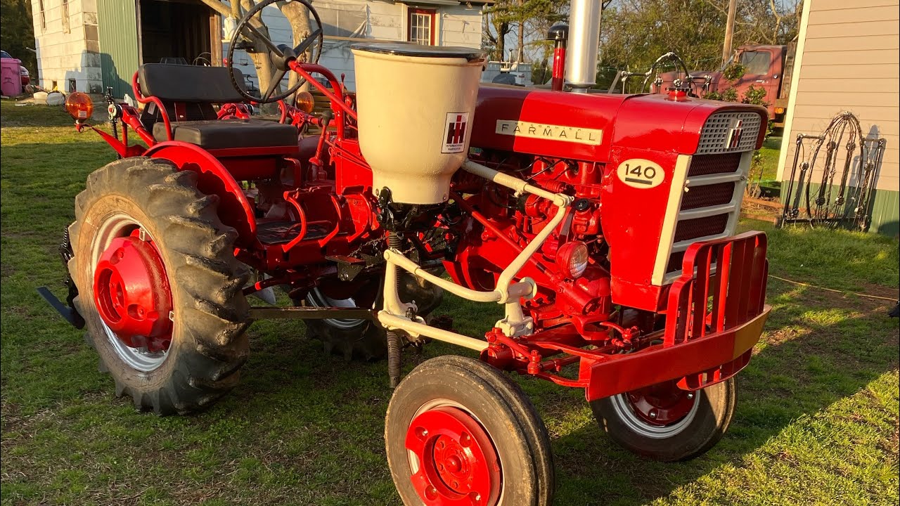 IH farmall super A 100 130 140 governor adjustment and up and down ...