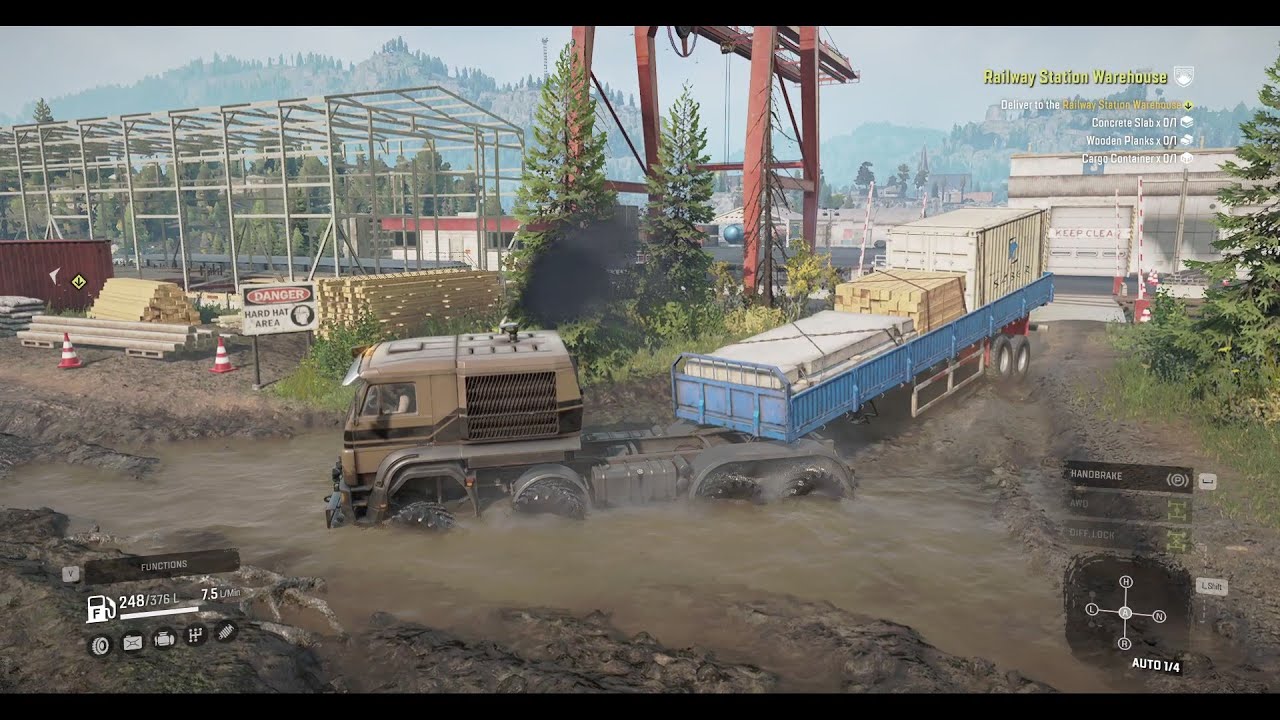 Snow Runner - Season 10 - Railway Station Warehouse - YouTube