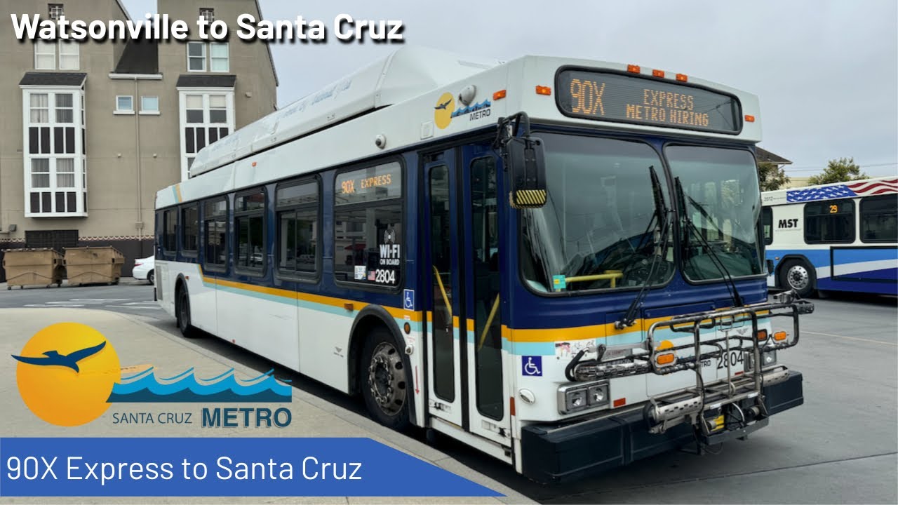 Santa Cruz Metro 2008 New Flyer C40LF #2804 on Route 90X Express to ...