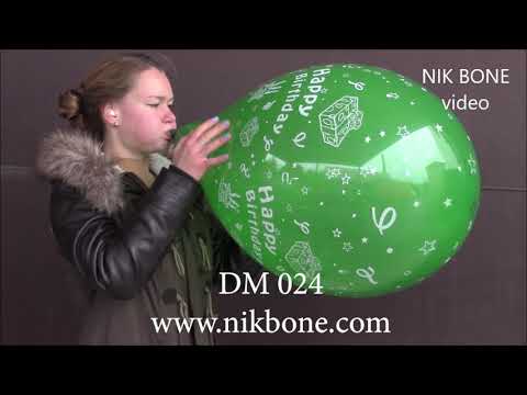 Viele schöne Luftballons platzen in DM 024 mit Uta