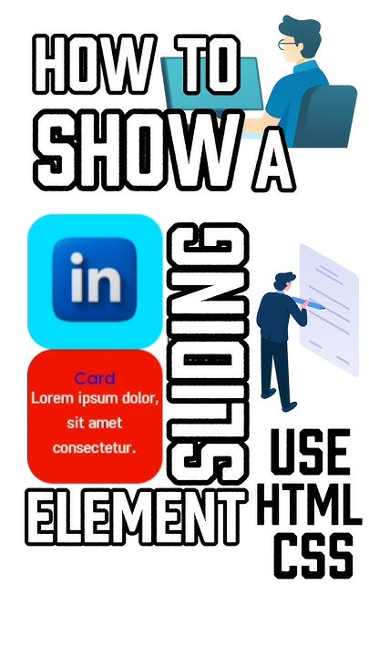 How to make a sliding Element use html and css #coding #programming #frontendcourse #css - YouTube