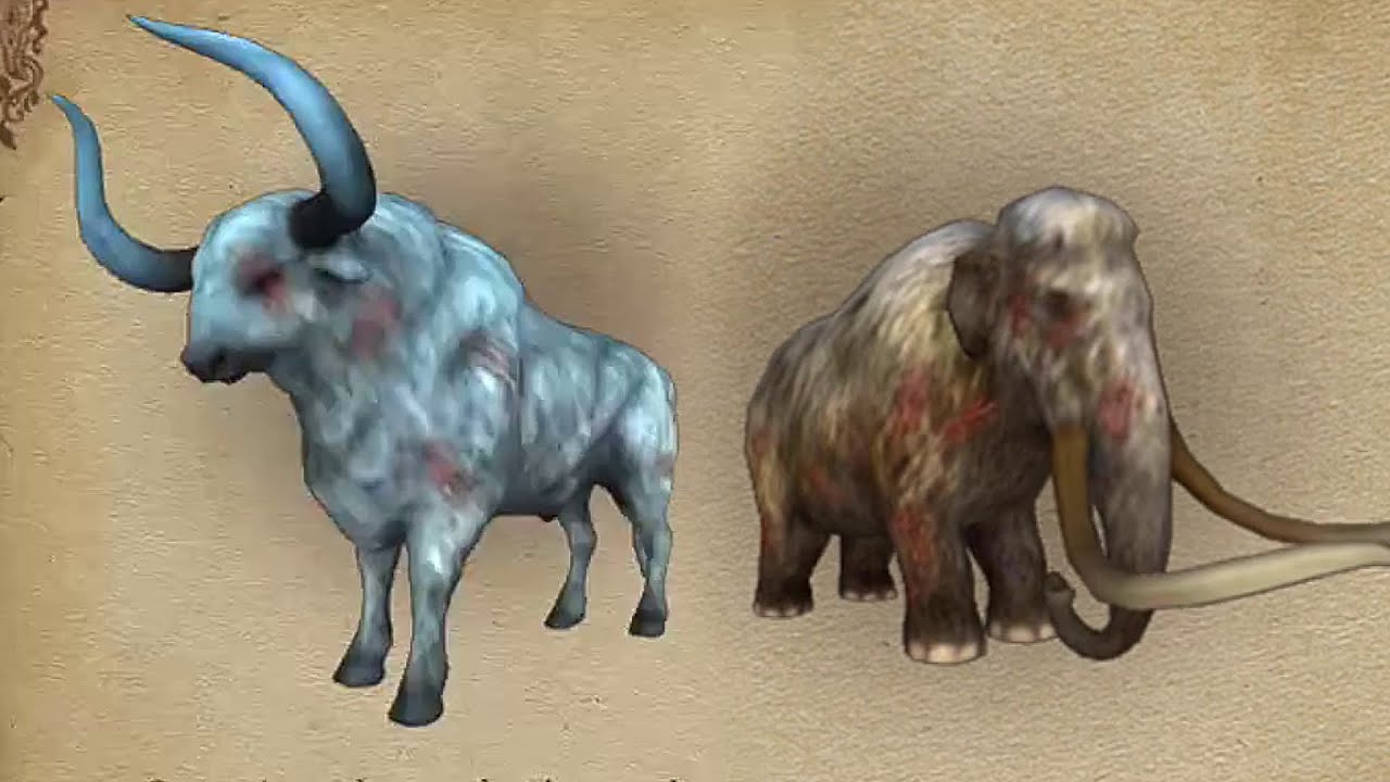 The Wolf - Champion Aurochs and Mammoth - YouTube
