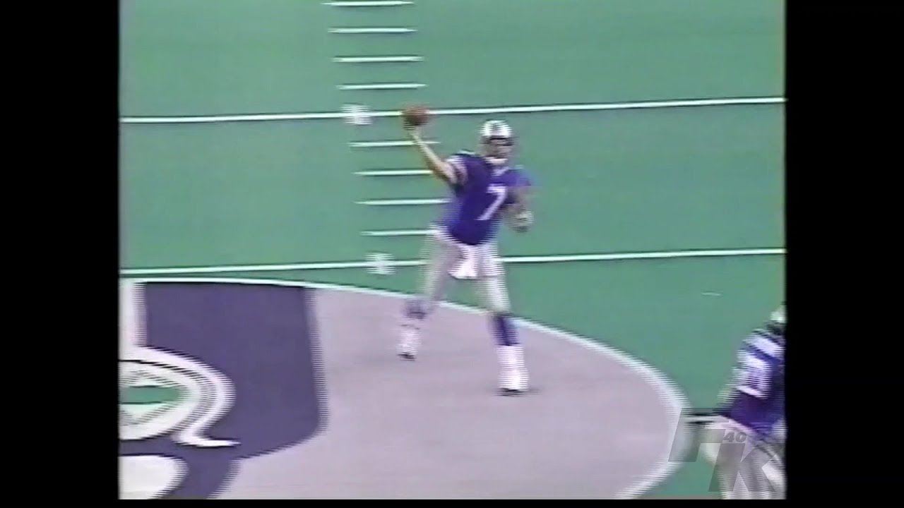 Undrafted FA Jon Kitna - Exceptional 1997 Preseason Earns Seahawks ...