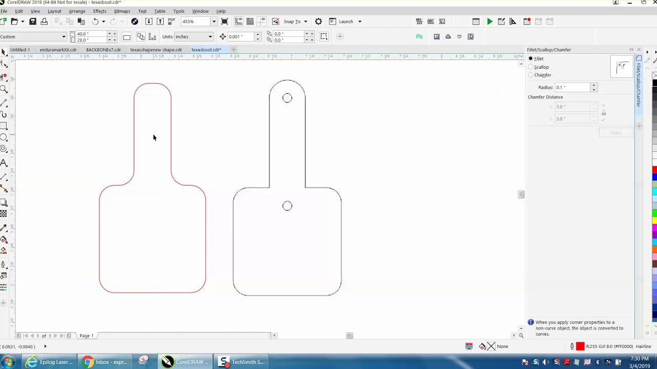 Corel Draw Tips & Tricks Round inside corners - YouTube