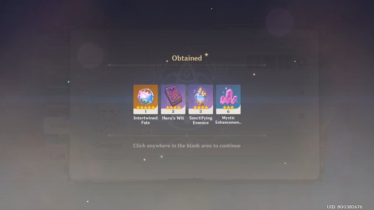 Claiming Intertwined Fate from Archon Quest Reward - YouTube