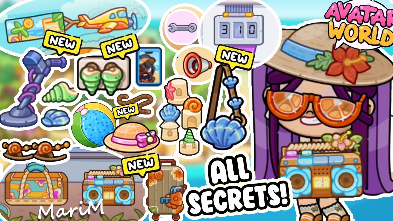 ☀️ ALL THE SECRETS OF THE NEW LOCATION - ISLAND and BEACH - Avatar ...