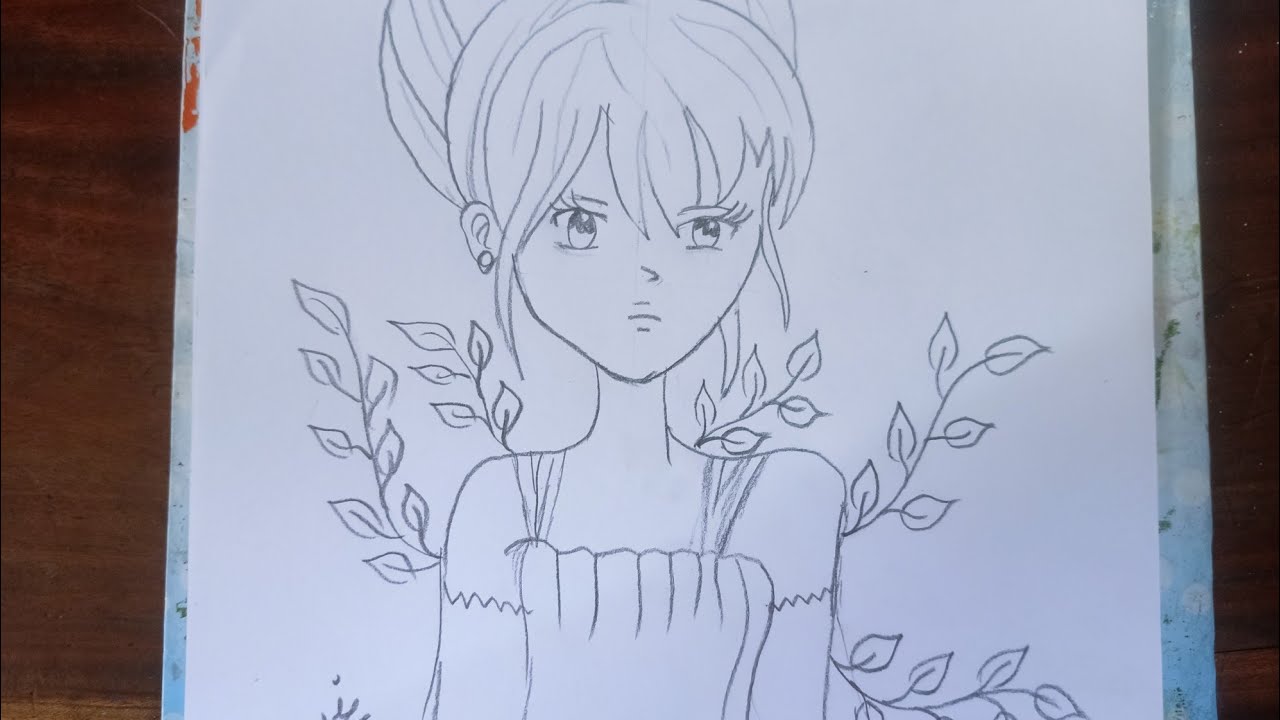 how to draw a anime girls full body step by step || drawing with pencil ...