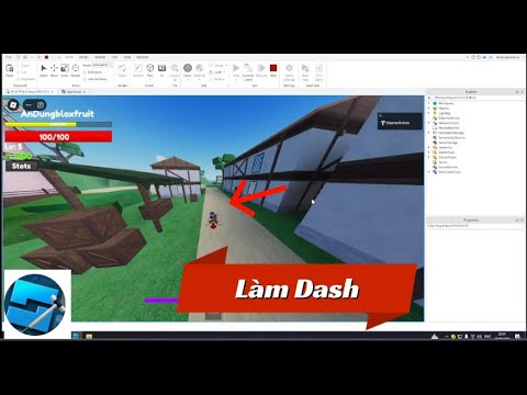 Cách làm dash trong roblox studio - YouTube