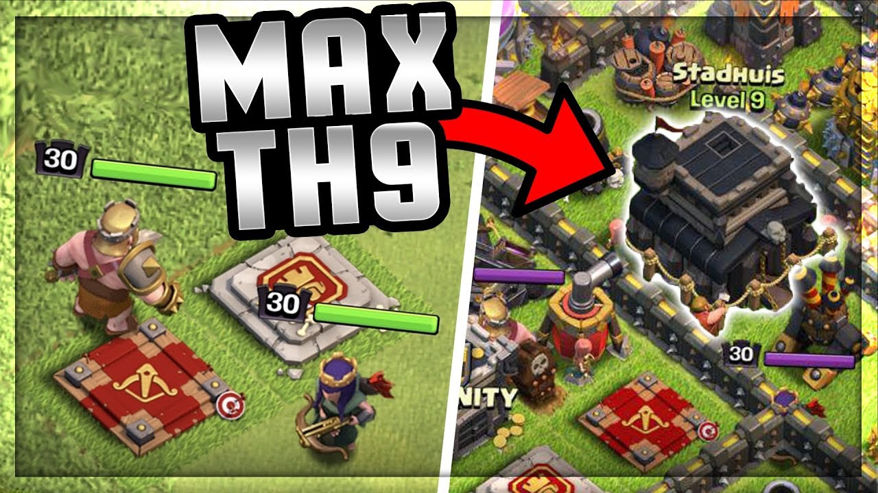 MAX TOWN HALL 9! - Clash of Clans NEDERLANDS [#134] - YouTube