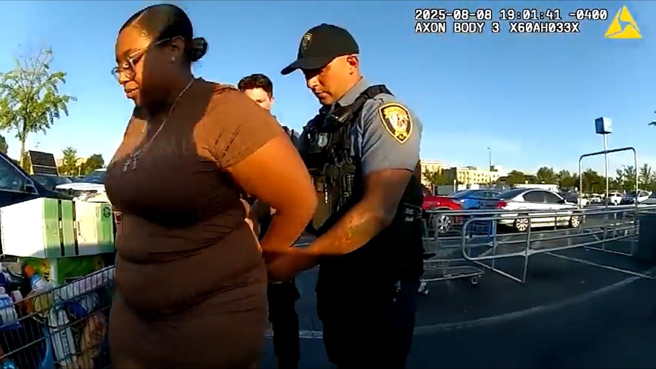 CAUGHT: Walmart Security Stops Full Cart "Walk-Out" - YouTube