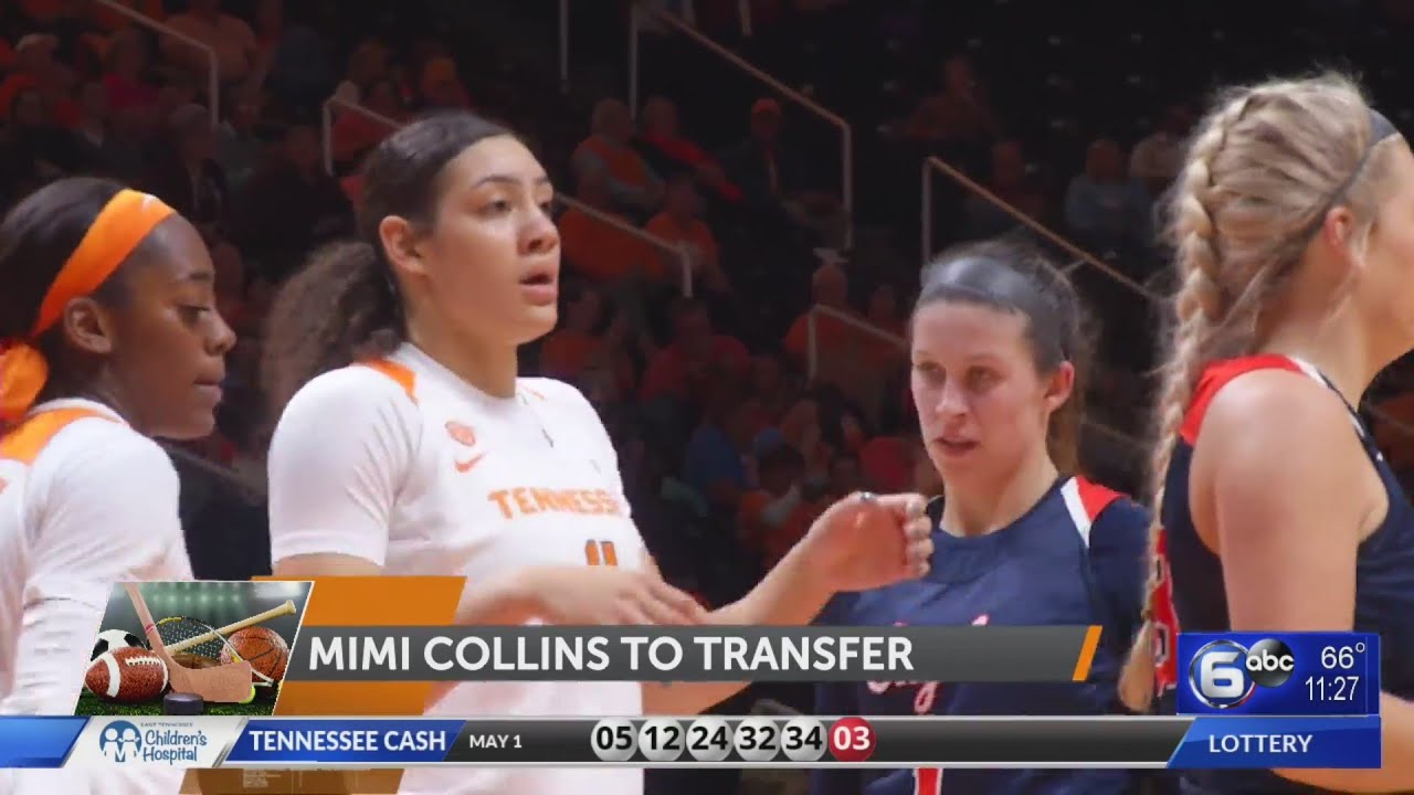 Lady Vols forward Mimi Collins intends to transfer - YouTube