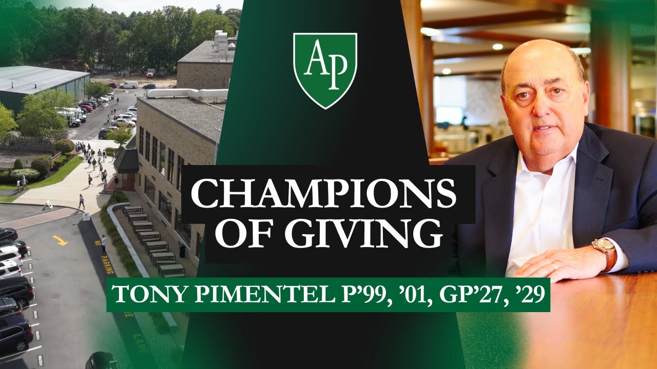 Tony Pimentel | Austin Prep Champions of Giving - YouTube