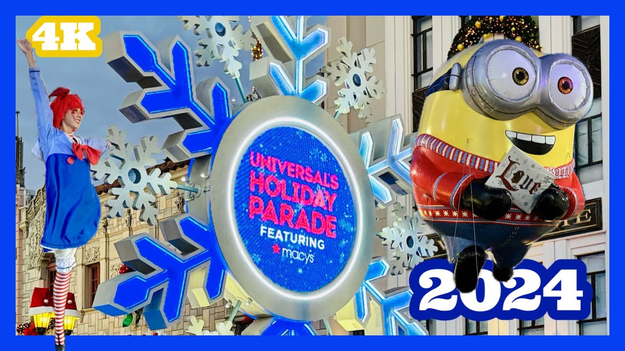 2024 Universal’s Holiday Parade Featuring Macy’s 4K - YouTube