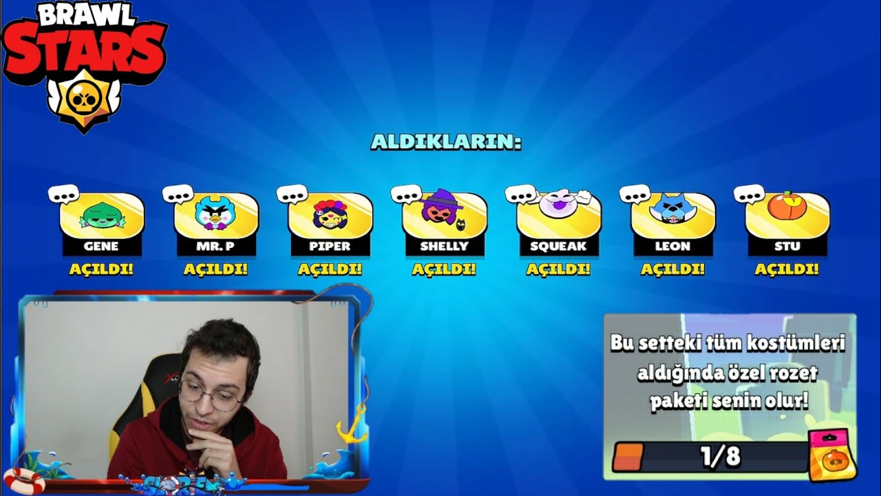 8 YENİ CADILAR BAYRAMI PİNİ (KONT PENGULA VE BAŞSIZ STU) !! BRAWL STARS ...