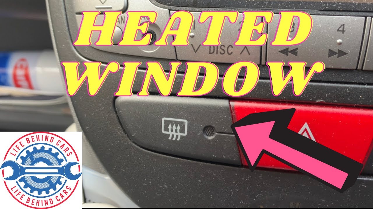 Citroen C1 Heated Rear Window Switch - YouTube