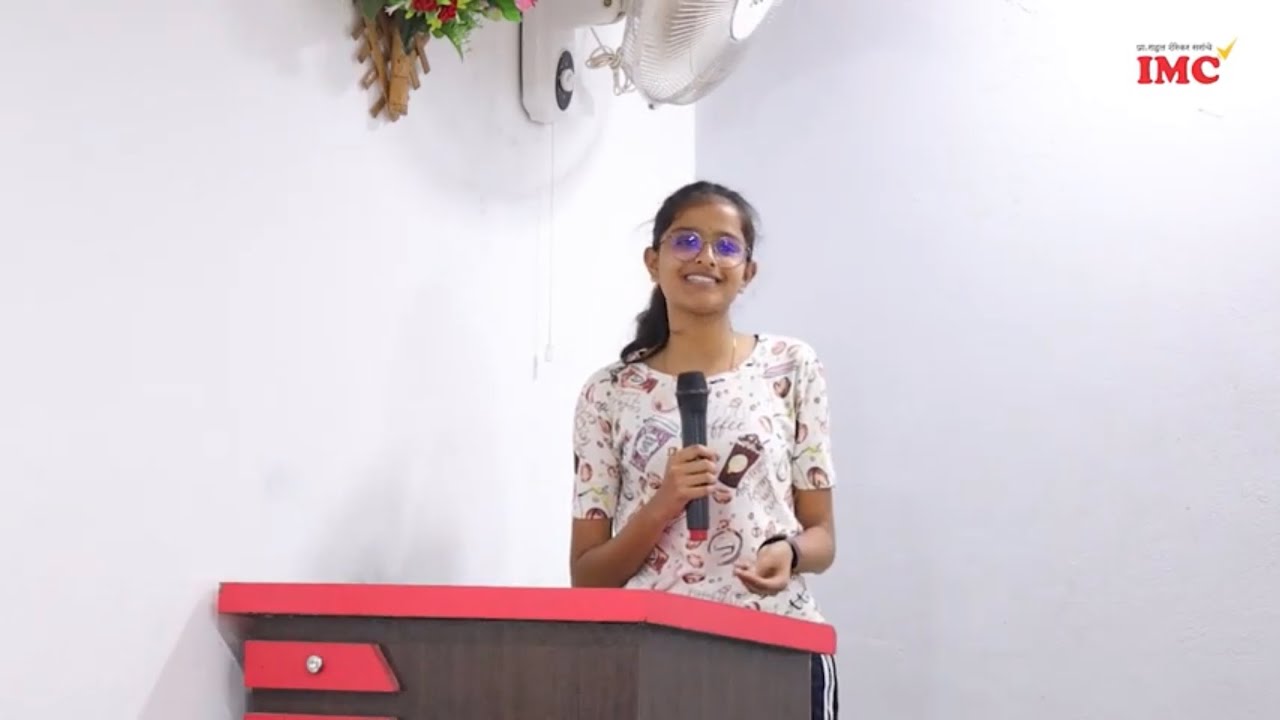 Farewell Speech 2k22…निरोप समारंभ ☺️ IMC Girls ☺️ ...