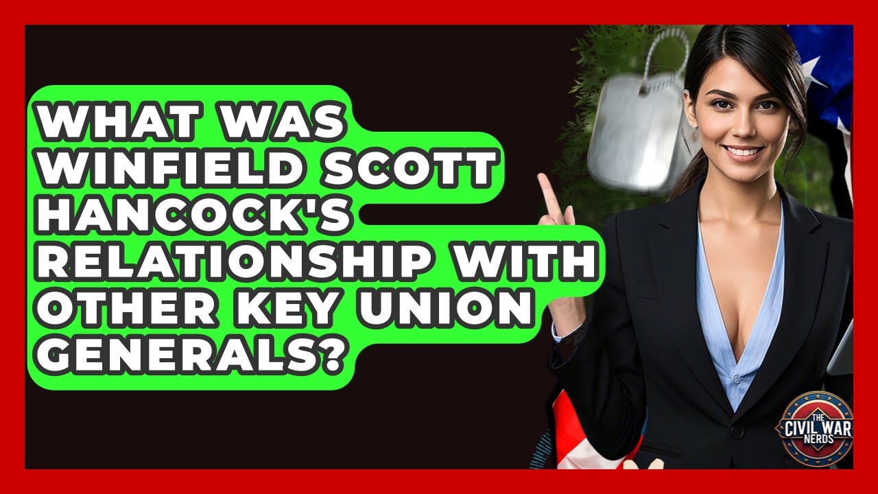What Was Winfield Scott Hancock's Relationship With Other Key Union ...
