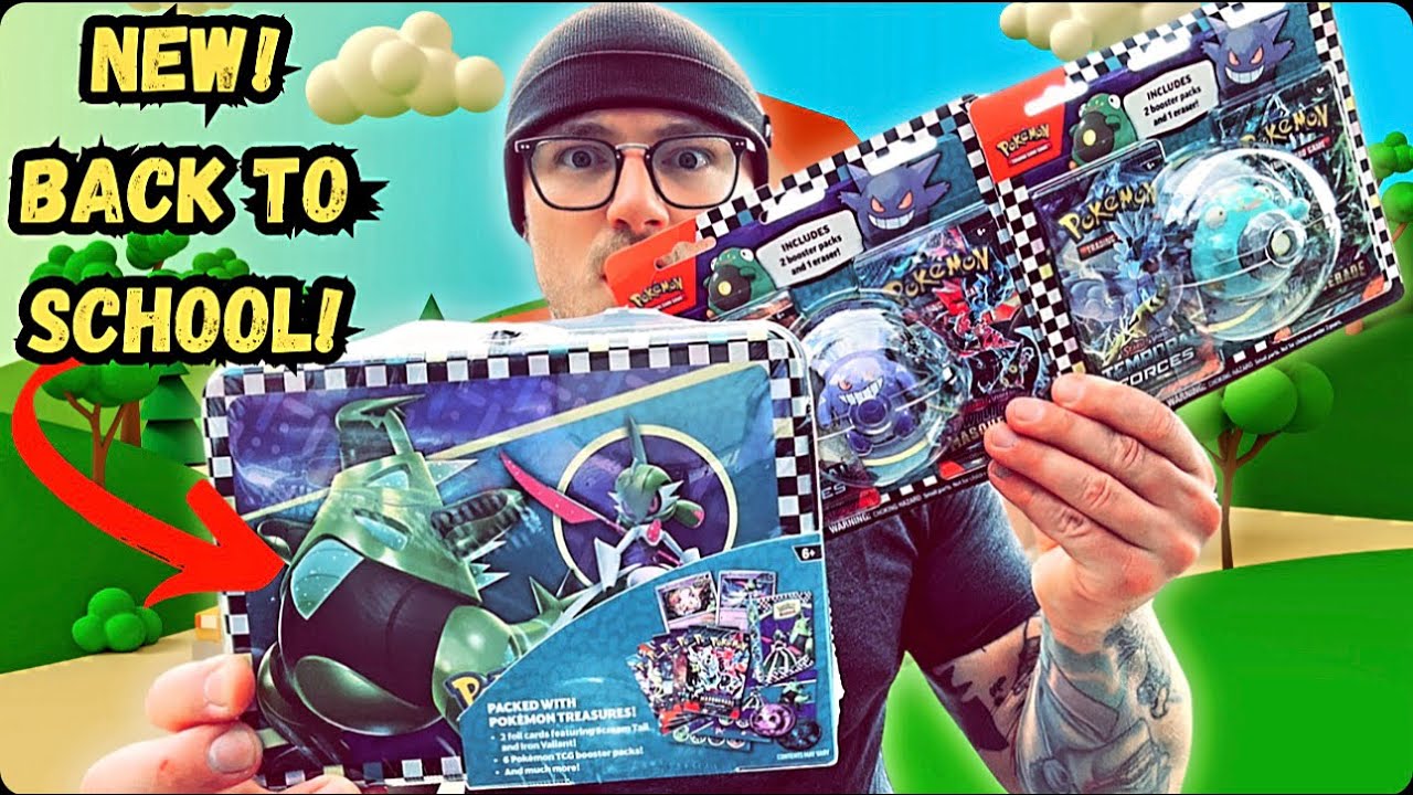 NEW Back To School Pokemon Cards Opening! - YouTube